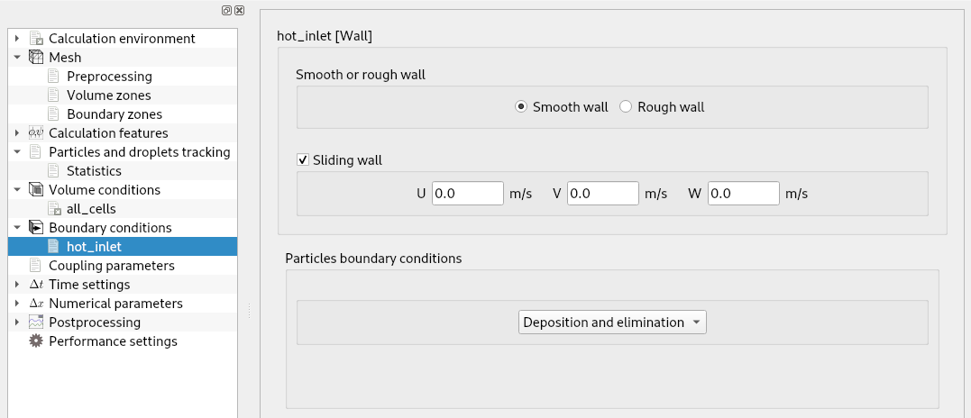 code_saturne: Particle-tracking (Lagrangian) module